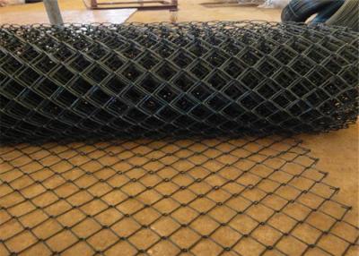 China PVC Coated Chain Link Fence Fabric 8ft Height with 2.0-5.0mm Wire Diameter and 25-100mm Mesh Sizes for sale