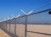 China PVC Coated Chain Link Fence Fabric 8ft Height with 2.0-5.0mm Wire Diameter and 25-100mm Mesh Sizes for sale