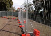 China 2.4*2.1m Durable Temporary Wire Mesh Fence Removable Welded Mesh Fencing for sale