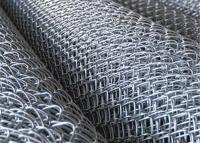 China Heavy Zinc Coated Chain Link Fence Fabric Boundary Wall Galvanized Steel for sale