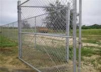 China 6FT Chain Link Fence Fabric , Diamond Mesh Fencing Low Carbon Iron Wire for sale