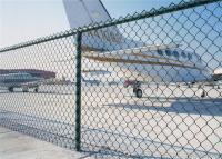 China Galvanized / Pvc Coated Garden Chain Link Fence Fabric With Diamond Hole for sale
