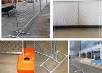 China Hot Dipped Galvanized Temporary Mesh Fencing , Chain Link Wire Mesh Fencing for sale