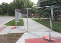 China Hot Dipped Galvanized Temporary Mesh Fencing , Chain Link Wire Mesh Fencing for sale