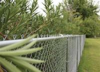 China Galvanized Chain Link Fence Fabric Metal Panels & Barricades 11-1/2