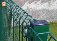 China Welded Wire Mesh Roll Top Curved Metal Fence Brc Powder Coating for sale