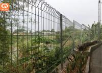China Welded Wire Mesh Roll Top Curved Metal Fence Brc Powder Coating for sale