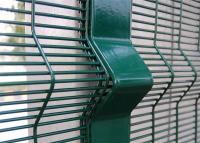 China PVC Coated 358 Mesh Security Fence Panels 76.2x12.7mm Anti-Climb 4.0mm Wire Diameter for sale