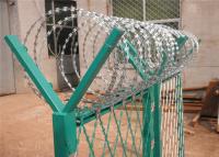 China Hot Galvanized Bto -22 Cbt 65 Concertina Razor Wire For Prison for sale