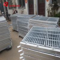 China S275JR Galvanized Steel Grating 7500mm x 1010mm Panel with Zinc Coating for Industrial Flooring for sale