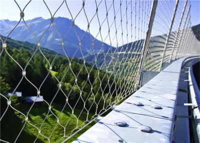 China 20x20mm Stainless Steel Wire Rope Mesh - 304/316L Material, 1.2-4mm Wire Diameter for Security & Animal Enclosures for sale