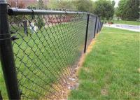China 0.5m 60x60mm Galvanised Chain Link Fence Mesh Fabric And Whole Set Accessories for sale