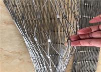 China 304 Stainless Steel Ferrule Rope Mesh Fencing 1.0-3.0mm Wire for Zoo Animal Enclosures and Architectural Applications for sale