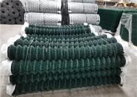 China 50x50mm Pvc Coated Chain Link Cyclone Mesh Fence for sale