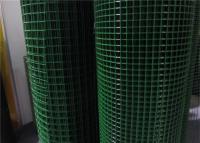 China 14mm 50*100mm Vinyl Coated Welded Wire Mesh Green for sale