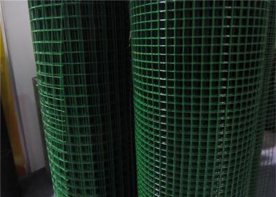 China 14mm 50*100mm Vinyl Coated Welded Wire Mesh Green for sale