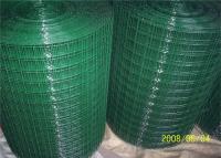China 14mm 50*100mm Vinyl Coated Welded Wire Mesh Green for sale