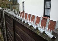 China Hot Dipped Galvanized Steel Anti Climb Wall Spikes 120mm for sale