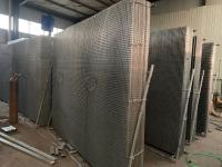 China 2-Inch Square Galvanized Weld Mesh Fence Panels with 2.0-6.0mm Wire Diameter for Agricultural and Industrial Use for sale