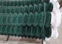 China Galvanized Pvc 2x2m Commercial Chain Link Fence for sale