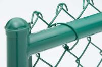 China Black Pvc Coated Chain Link Security Fence for sale