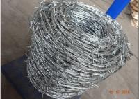 China Double Twist Core Galvanized Military Barbed Wire For Security Fencing And Barriers for sale