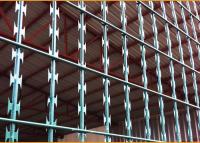 China Stainless Steel Crossed Coil Concertina Single Coil Razor Barbed Wire for sale