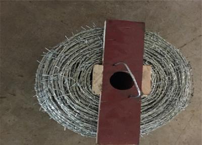China Farm Fence Cross Q195 Concertina Razor Wire 10mm Galvanized Barbed for sale