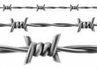 China Farm Fence Cross Q195 Concertina Razor Wire 10mm Galvanized Barbed for sale