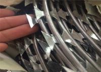 China Cross Type And Iron Wire Material Oem Concertina Razor Wire Anti Rust 10m/Roll for sale