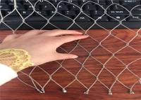 China SS316L 1-6mm Stainless Steel Knotted Rope Mesh for Zoo Cages 20x20mm Openings with High Tensile Strength for sale