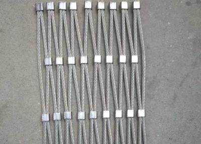 China SS 304 Stainless Steel Wire Rope Mesh 20x20mm for Window Protection and Zoo Animal Enclosures for sale