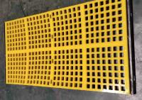 China 30mm Openning High Wear Resistant Polyurethane Vibrating Screen Mesh Combines Steel Wire for sale