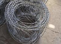 China Cross Type And Iron Wire Material Oem Concertina Razor Wire Anti Rust 10m/Roll for sale