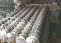 China 6 foot Electro Galvanized Cyclone Wire Chain Link Fence for Building Materials for sale