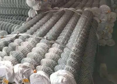 China 6 foot Electro Galvanized Cyclone Wire Chain Link Fence for Building Materials for sale