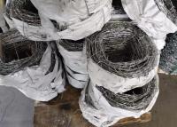 China Pvc Coated Hot Dipped Galvanized Prison Barbed Wire 2.5mm Diameter for sale