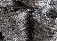 China Pvc Coated Hot Dipped Galvanized Prison Barbed Wire 2.5mm Diameter for sale