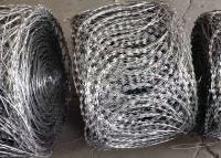 China 5 Clips Bto 22 Flat Wrap Razor Wire For Crowded Areas for sale