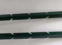 China 2ft Length Mild Steel 45x45x5mm Iron Angle Post Green Colored For Army for sale