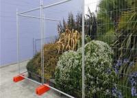 China Australia Standard Galvanized Temporary Mesh Fence Movable With PVC Feet for sale