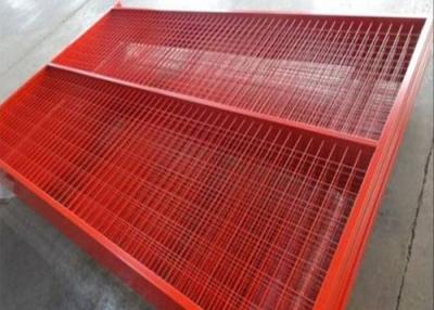 China Canada Standard Powder Coated 6X10 Temporary Mesh Fencing for sale