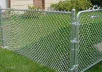 China 10 Ft Commercial 2x9 Gauge Galvanized Chain Link Fence Package Kits Complete for sale