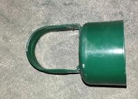China Post Hot Dipped Galvanized 60mm Chain Link Fence Loop Cap for sale