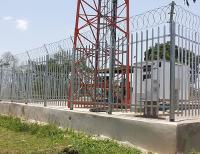 China W Profile Hot Dipped Galvanized Palisade Fence 2400hx2300l For Cell Tower for sale