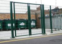 China Hot Dip Galvanized Double Wire Fencing Panel with 450-650g/m² Zinc Coating and Multiple RAL Color Options for sale