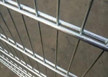 China Hot Dip Galvanized Double Wire Fencing Panel with 450-650g/m² Zinc Coating and Multiple RAL Color Options for sale