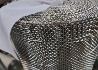 China 2m Width 10mesh 304 Stainless Steel Woven Wire Mesh 2.5mm Openning Selvage Edge for sale