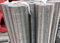 China 2m Width 10mesh 304 Stainless Steel Woven Wire Mesh 2.5mm Openning Selvage Edge for sale