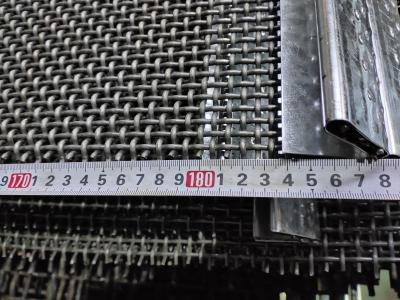 China Mine Sieving Sand Vibrating Screen Crimp Wire Mesh 0.8 - 8 Mm Aperture for sale